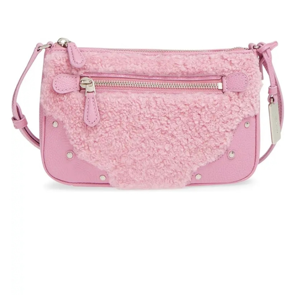 Coach Rhyder Shearling Crossbody - Gem